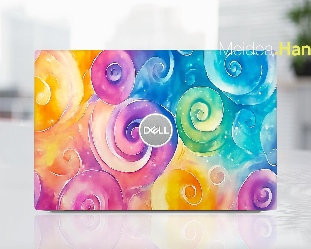 Custom Laptop Skin Dell Decal Surface Accessory Logo Protection Art ...