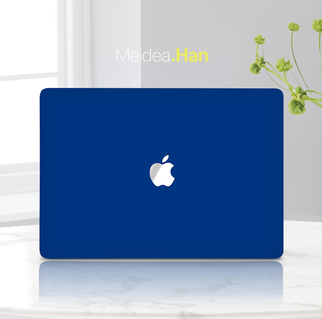 Dark Blue Matte Skin MacBook 15 INCH Vinyl Decal Birthday Present Gift ...