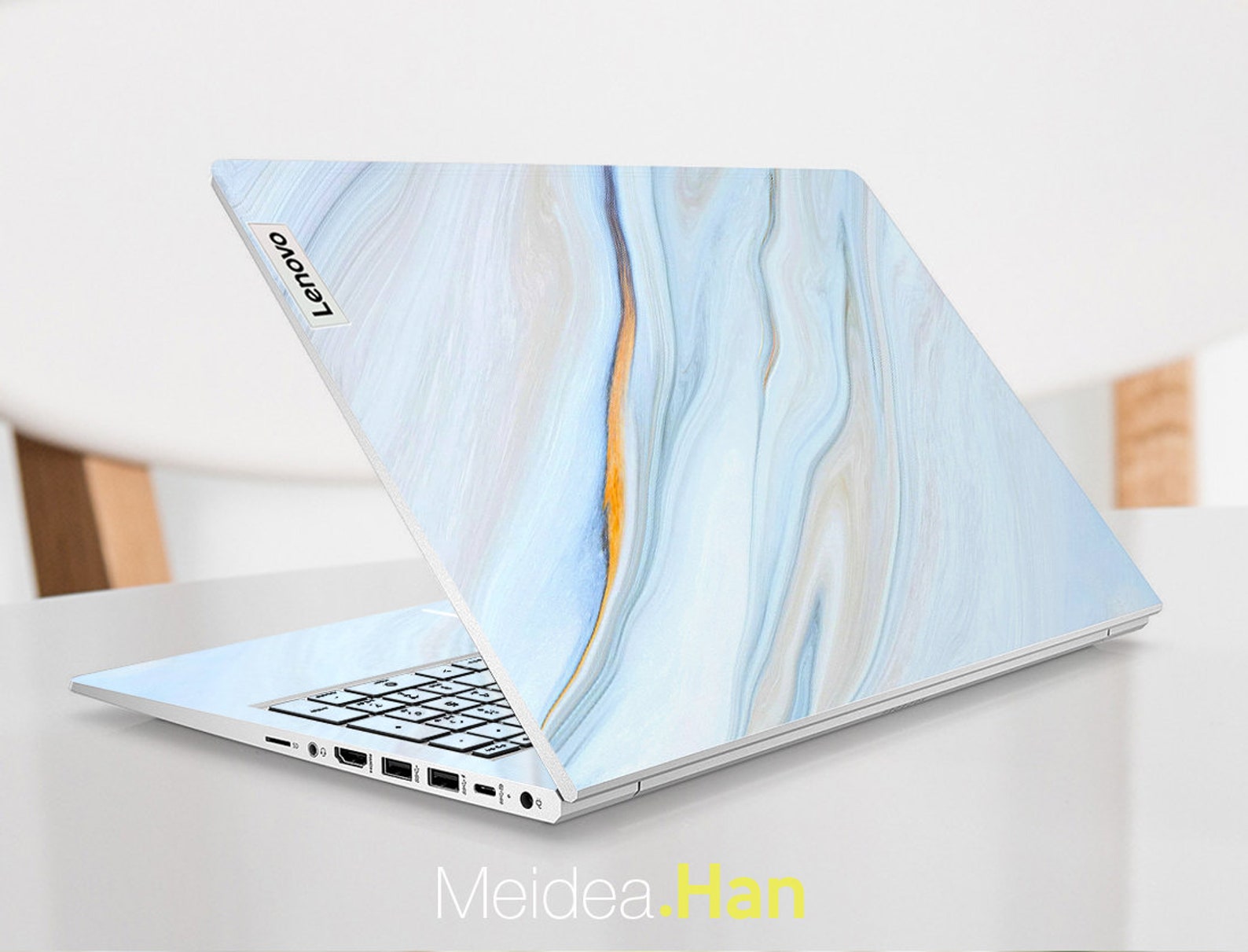 Lenovo Laptop Skins Thinkpad T14 Personalized Customizable Vinyl White ...