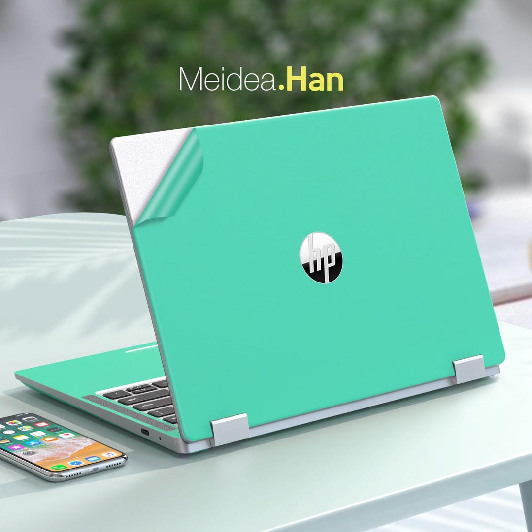 Matte Pure Skin Laptop Accessories Hp Laptop Lid Personalized Decal ...