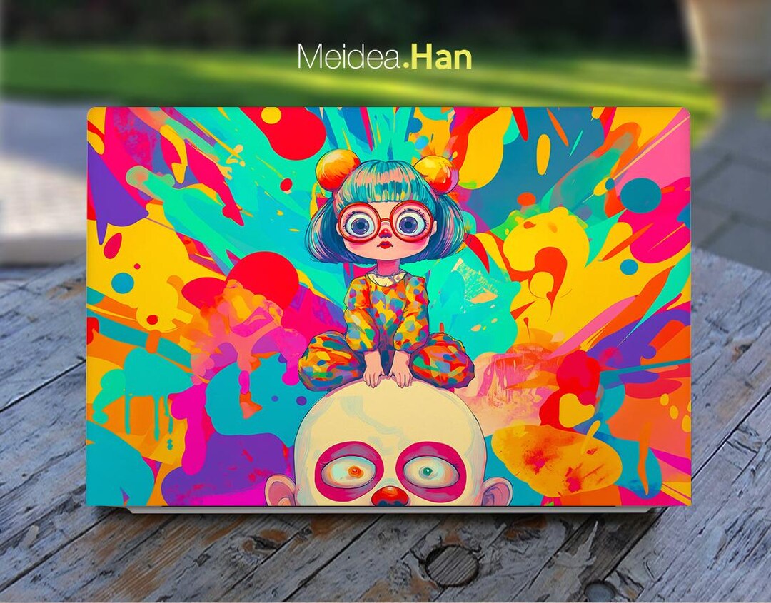 Hp Laptop Skin 15s-fq Decal Custom Sticker Gift for Her Colorful ...