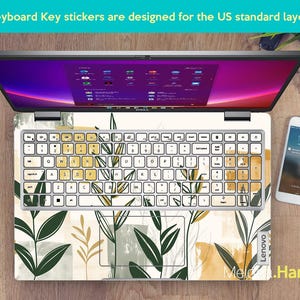 Lenovo Laptop Skin Personalized Sticker Simple Abstract Design Vinyl ...
