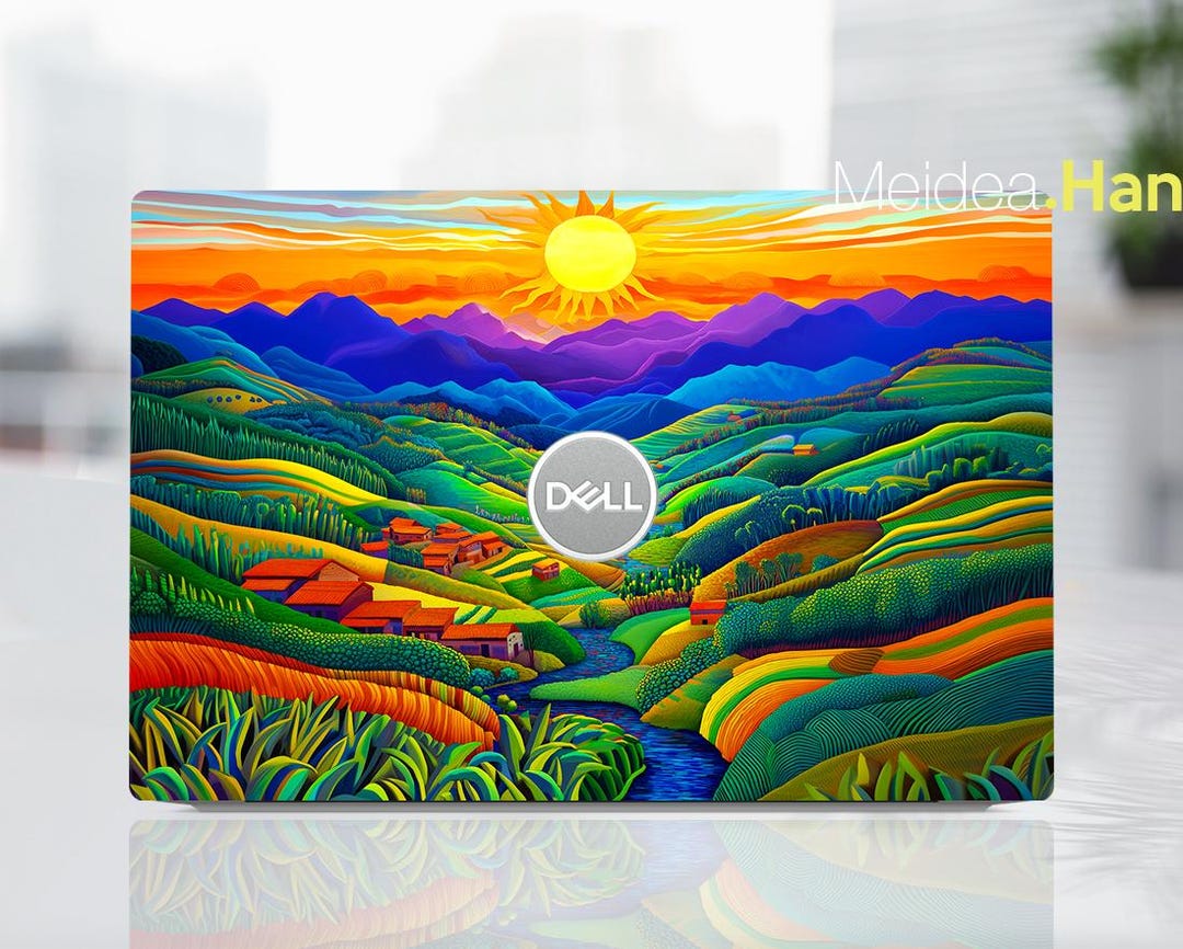 Dell Accessories 3511 Laptop Skin Custom Gift Colorful Mountain Design ...