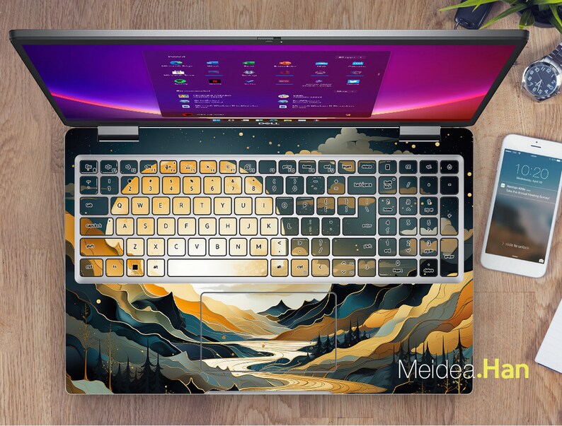 Custom Laptop Skins Hp Accessories Personalization Gift Vinyl Decals ...