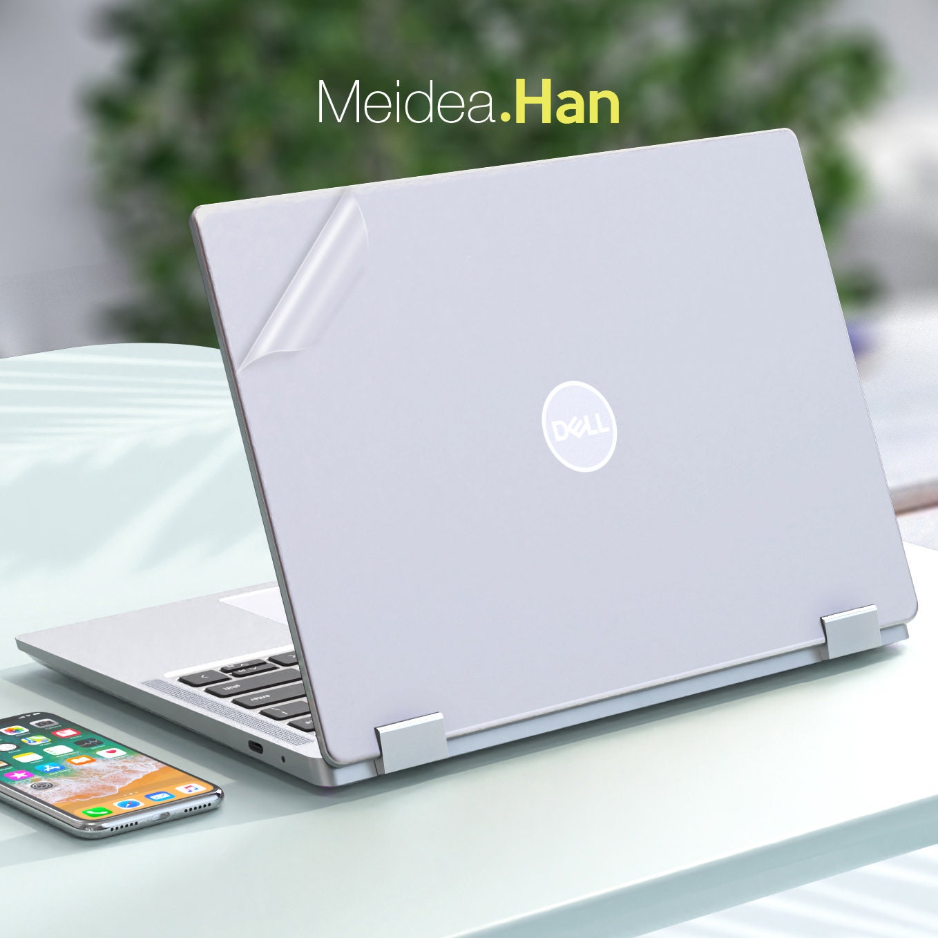 Matt Solid Color Skin Dell Sticker Accessorie Skin Laptop Decal ...