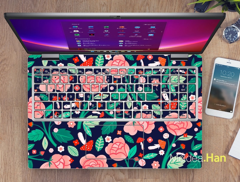 Hp Laptop Keyboard Skin Envy X360 2-in-1 Personalized Customizable ...