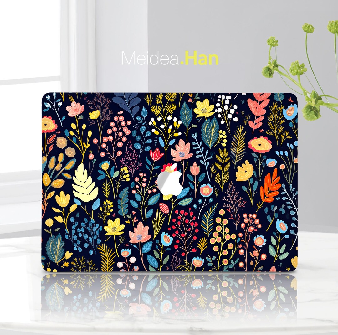 MacBook Accessories Personalization Gift Art Plant Design Mac Pro ...