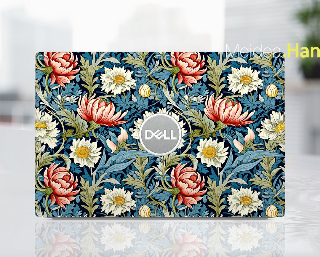 Skin for Laptop Dell accessories Custom Decals Personalized White ...