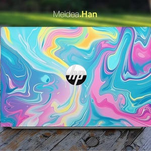 Hp Notebook Pre-cut Custom Laptop Skins Personalized Gift Vinyl Decals ...