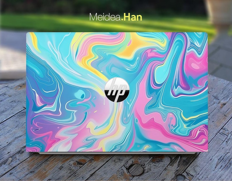 Hp Notebook Pre-cut Custom Laptop Skins Personalized Gift Vinyl Decals ...