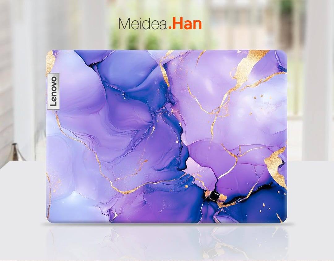 Lenovo Decals Thinkpad E16 Gen 1 Skin Custom Gift Purple Marble Design ...