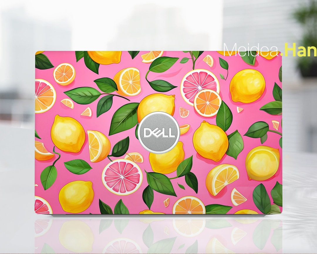 Dell Laptop Skin Xps 15 Decal Personalized Gift Cartoon Lemon Design ...