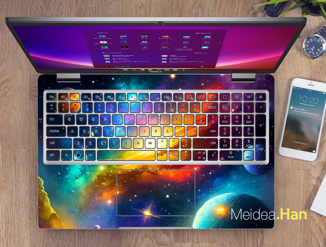 Laptop Film Cover Hp Notebook Custom Decal Personalization Gift ...