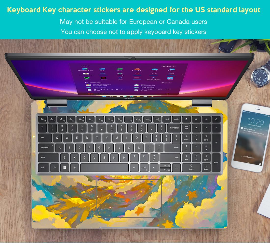 Hp Envy X360 2-in-1 Laptop Skin Custom Gift Custom Decal Dream Cloud ...