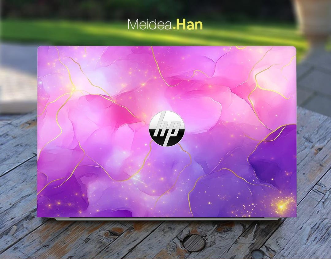 Hp Decal Laptop 15-fc Skin Personalized Gift Custom Dream Marble Design ...