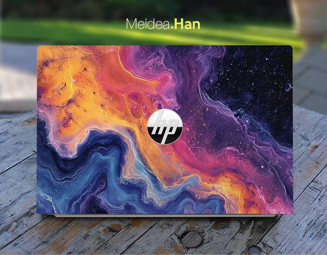 HP Laptop Skin Elitebook Personalized Customizable Romantic Purple Sea ...