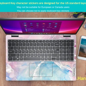 Lenovo Thinkpad Cover Skin Decals Personalized Gift Colorful Marble ...