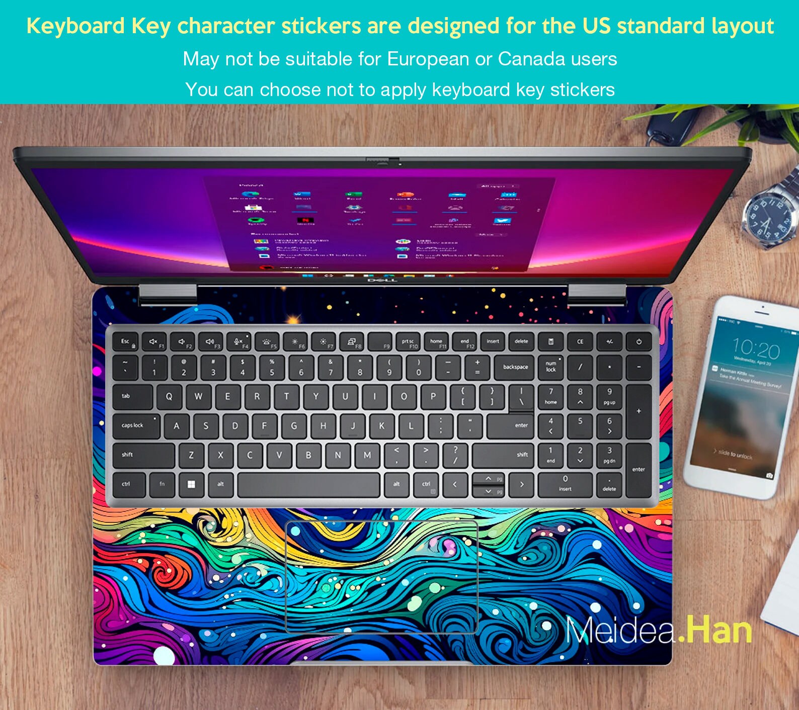 Custom Laptop Skin Hp Envy X360 Vinyl Decal Personalization Gift ...