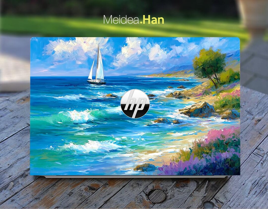HP Probook 465 G11 Sticker Custom Decal Personalized Gift Blue Oil ...