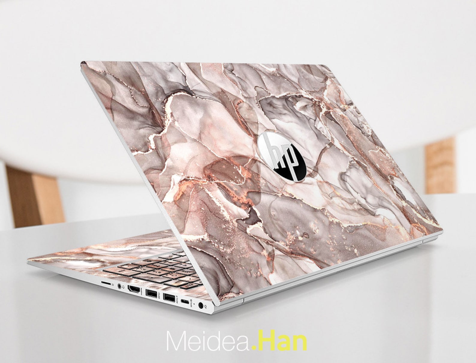 Hp Victus Laptop Skin Personalized Customizable Abstract Texture Vinyl ...