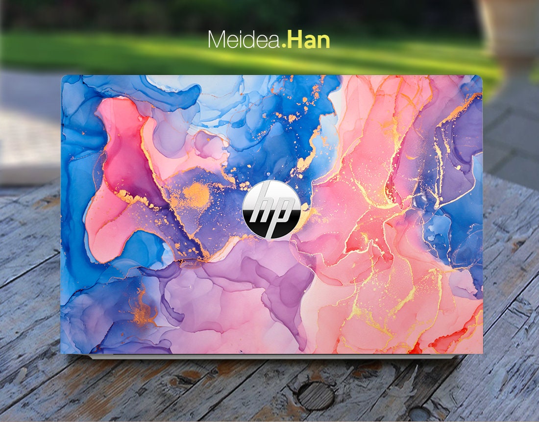 Hp Laptop Skin Envy X360 Personalized Customizable Watercolor - Etsy
