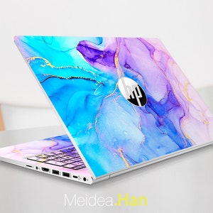 Hp Laptop Skin Probook Personalized Customizable Watercolor Vinyl ...