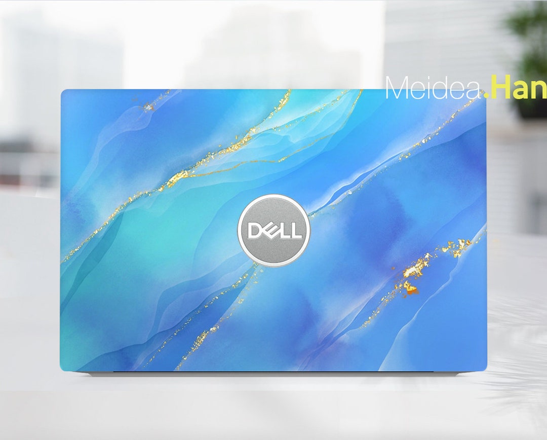 Dell Laptop Skin Xps 15 9520 Personalized Customizable Blue Marble ...