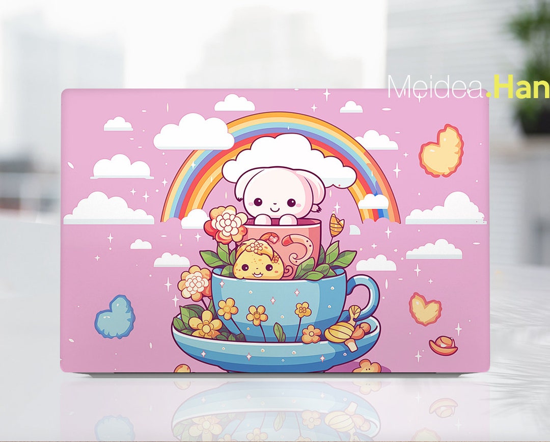 DELL Laptop Decals Skin Children's Day Gifts Customized Sticker Cartoon ...