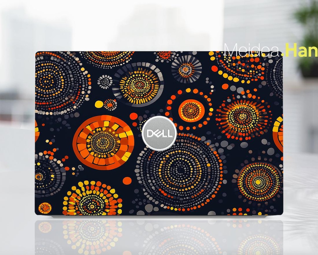 Laptop Skin Protect Dell Cute Decals Custom Sticker Personalised Gift ...