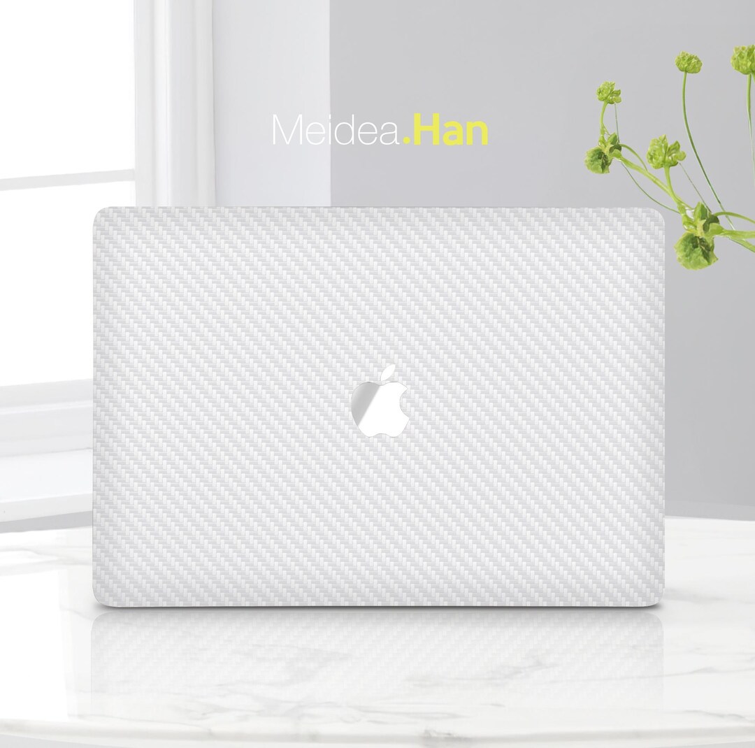 White Carbon Fiber Skin MacBook Air Sticker 14 INCH Personalized Gift ...