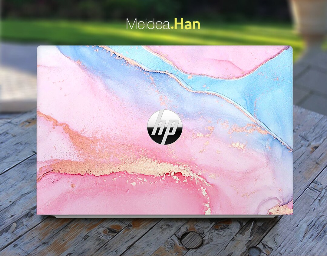 Hp Laptop Skin Gift for Her Personalized Customizable Abstract Texture ...