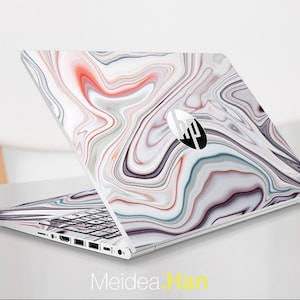 Hp Pavilion Laptop Cover 15 Inch Personalized Customizable Marble ...