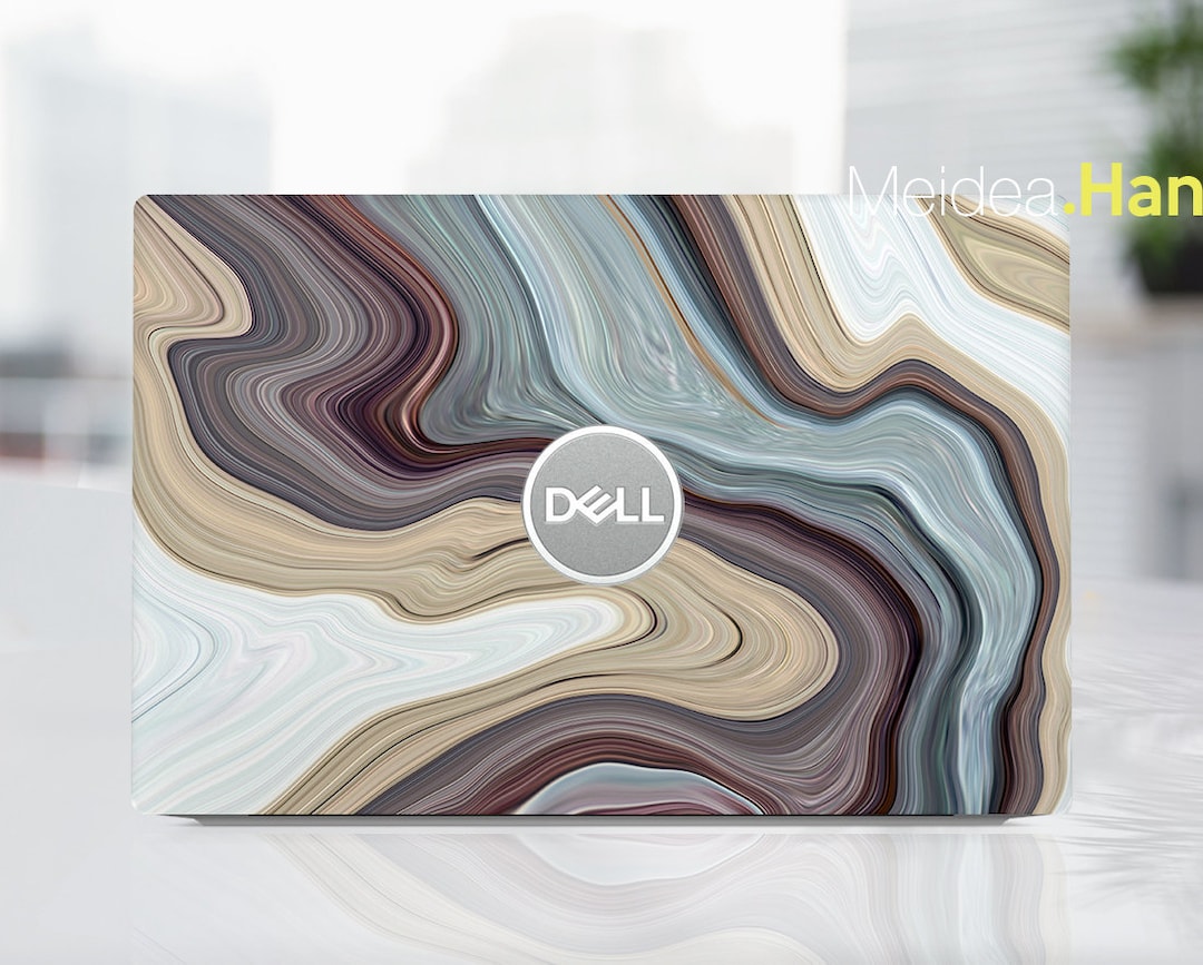 Dell Laptop Cover Latitude 3420 White Marble Texture Gift for Women for ...