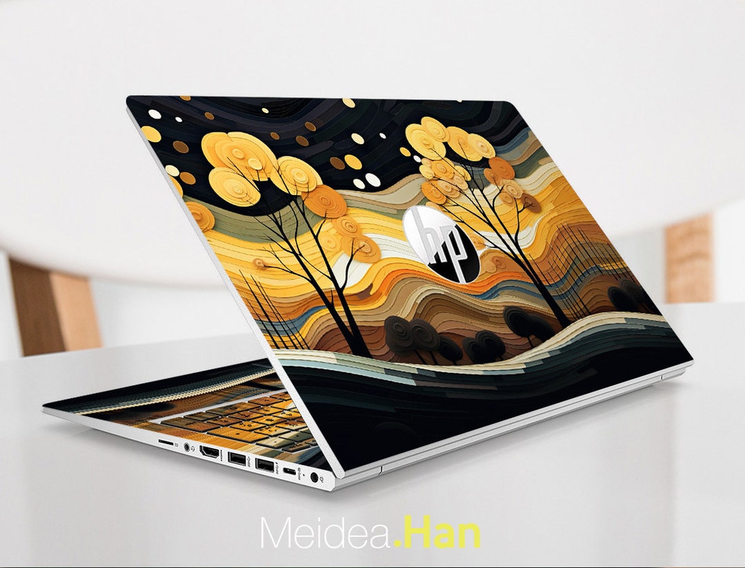Laptop Skins Hp X360 Vinyl Decal Personalized Customizable Bright ...