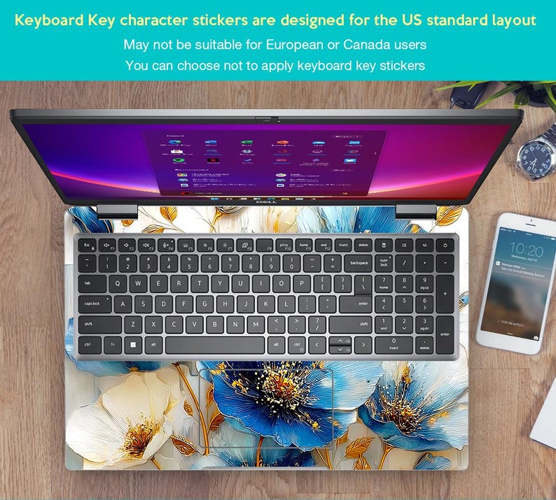 HP Omnibook Ultra Flip Laptop 14-fh Laptop Sticker Customizable Gift ...