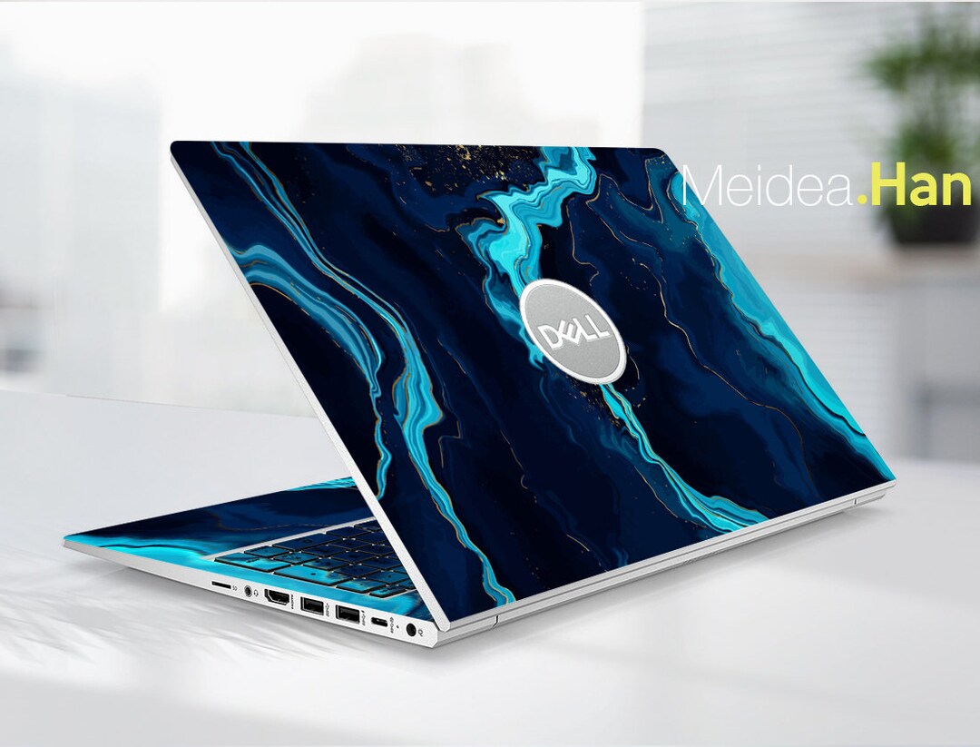 DELL Inspiron 5520 Skins Blue Abstract Texture for XPS Latitude ...