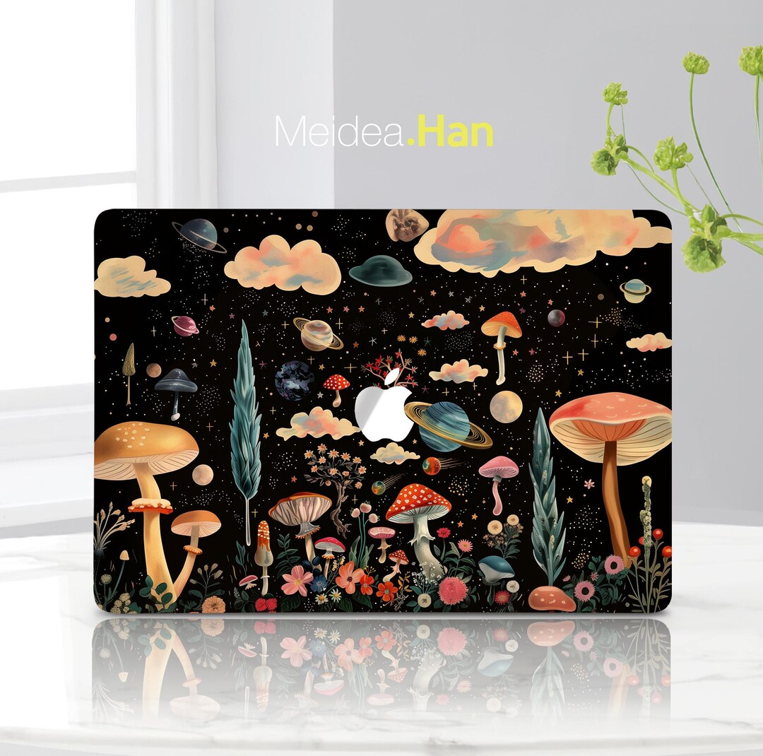 MacBook Air Skin Protectant Laptop Art Mushroom Design MacBook Pro 13 ...