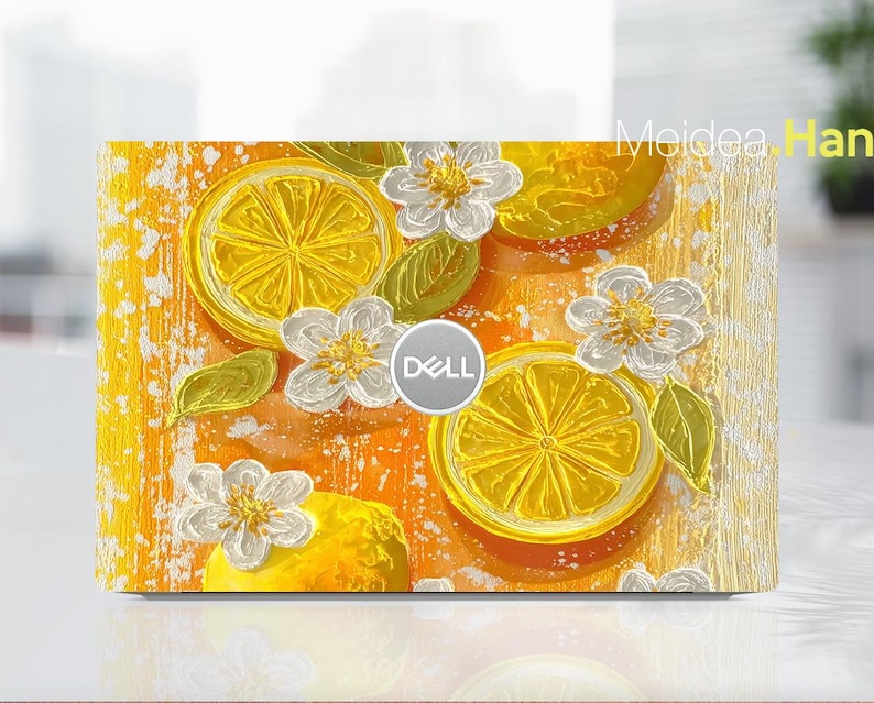 Dell Pro 13 Plus Pb13250 2-in-1 Laptop Decal Customizable Lemon Design ...