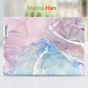 Lenovo Thinkpad Cover Skin Decals Personalized Gift Colorful Marble ...