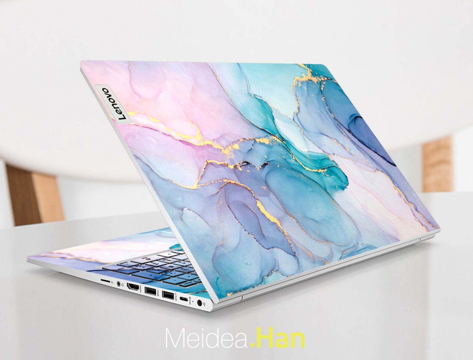 Lenovo Laptop Legion Skin Personalized Customizable Abstract Mable ...