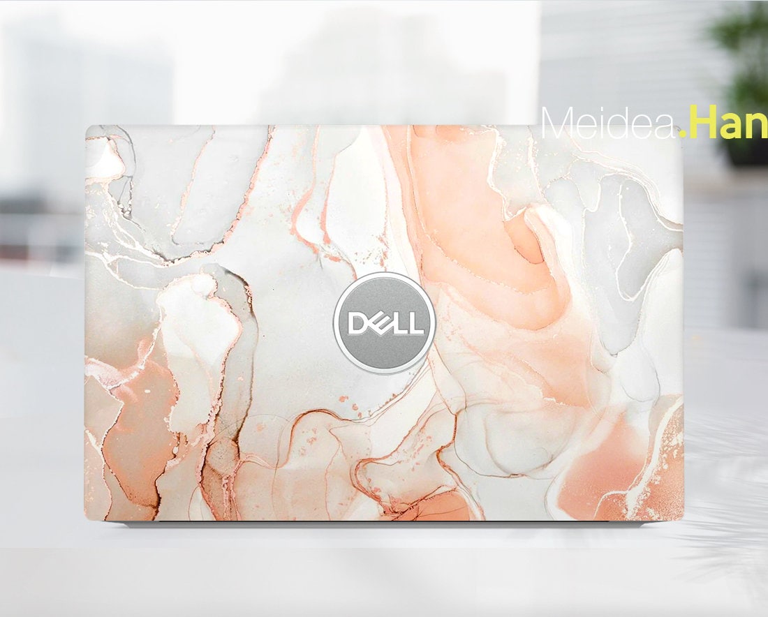 Dell Laptop Skin Marble Laptop Skin Dell Personalized - Etsy
