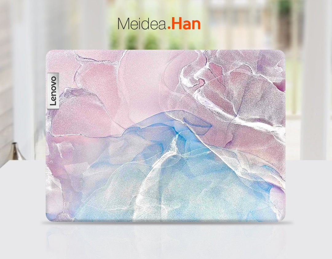 Lenovo Thinkpad Decals Personalized Gift Corlorful Marble Vinyl Sticker ...