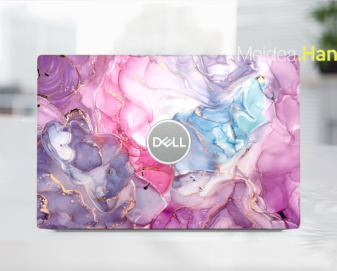 Dell Latitude Laptop Skin Personalized Customizable Colorful Marble ...