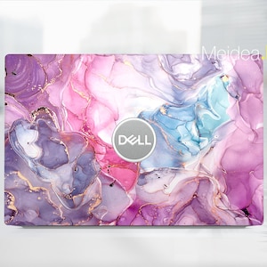 Dell Latitude Laptop Skin Personalized Customizable Colorful Marble ...