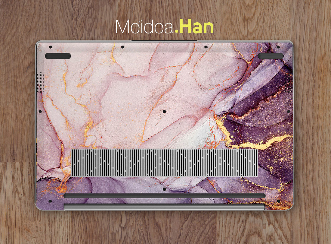 Hp Laptop Skin Elitebook Skinpersonalized Customizable Marble Texture ...