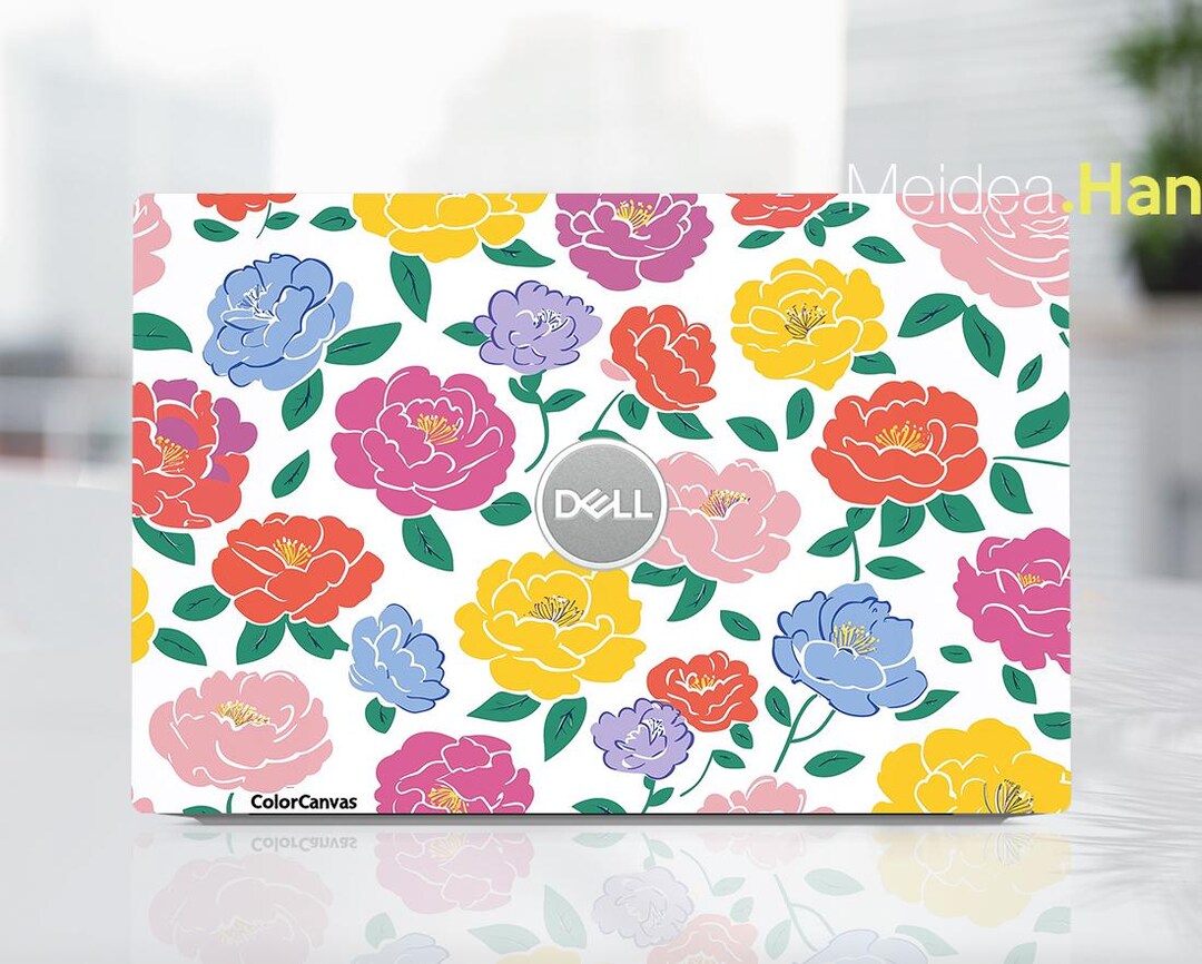 Dell Stickers Computer Accessories Protectant Laptop Skincolorful Art ...