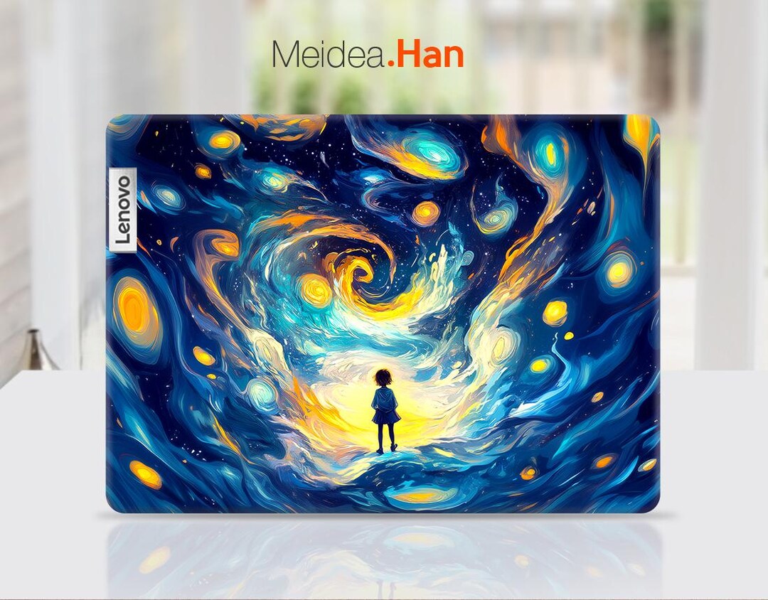 Lenovo Sticker Yoga 7 Laptop Skin Personalized Gift Abstract Art Design ...