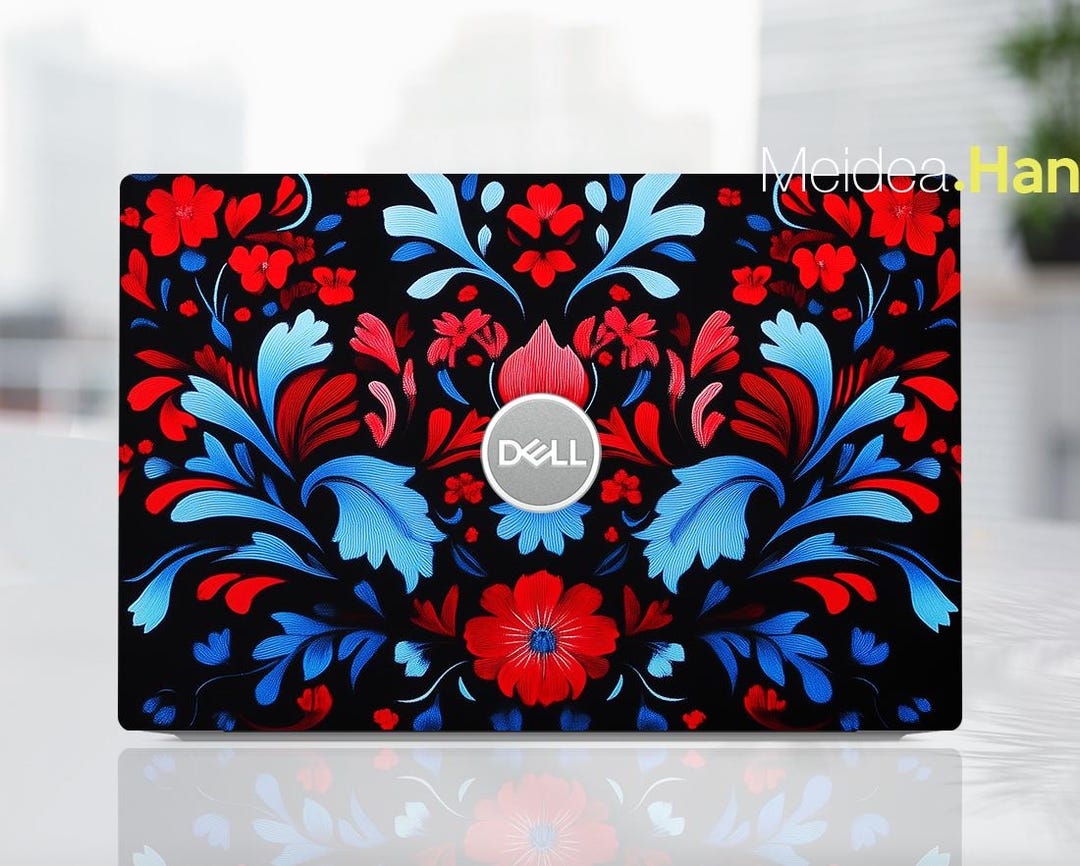 Laptop Ultra-thin Skin Dell Logo Protection Vinyl Decals Custom Retro ...