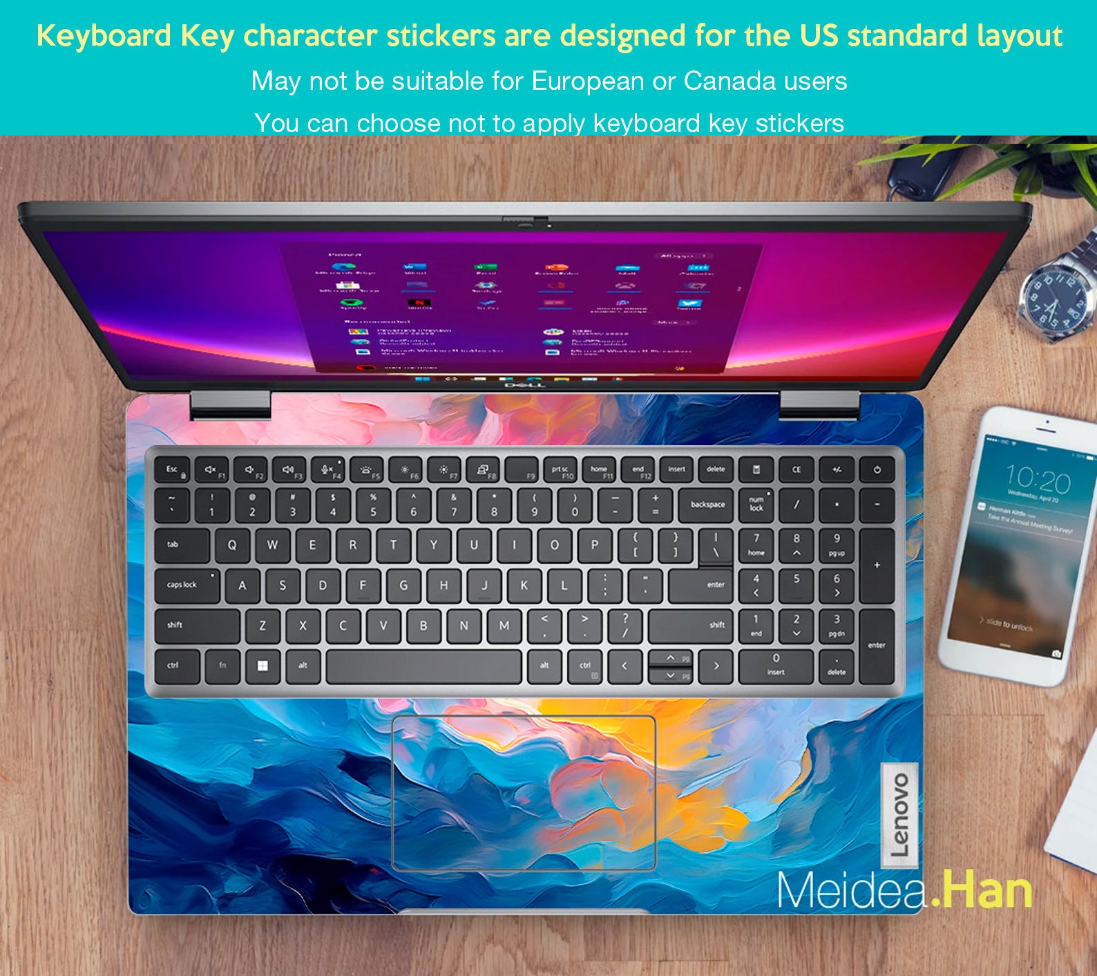 Laptop Skin Protect Lenovo Legion Custom Decal Personalised Gifts ...