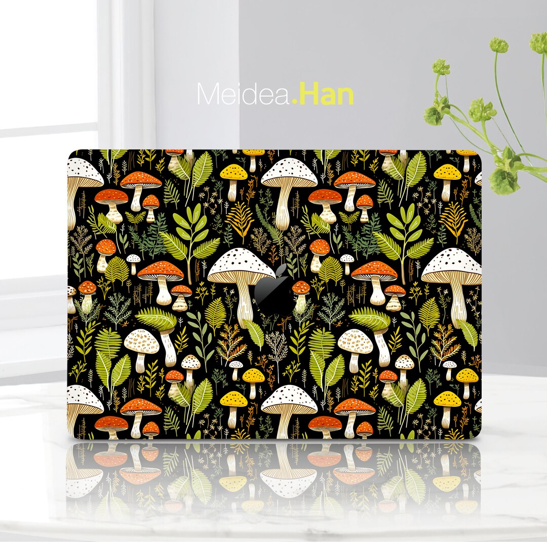 MacBook Air Skin Mother's Day Gift Art Mushroom Design MacBook Pro 14 ...
